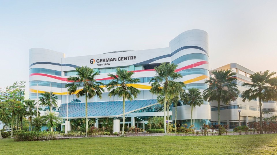 Press photo of the LBBW German Centre Singapore