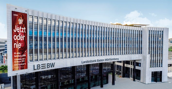 Press photo of the LBBW headquarters in Stuttgart by day